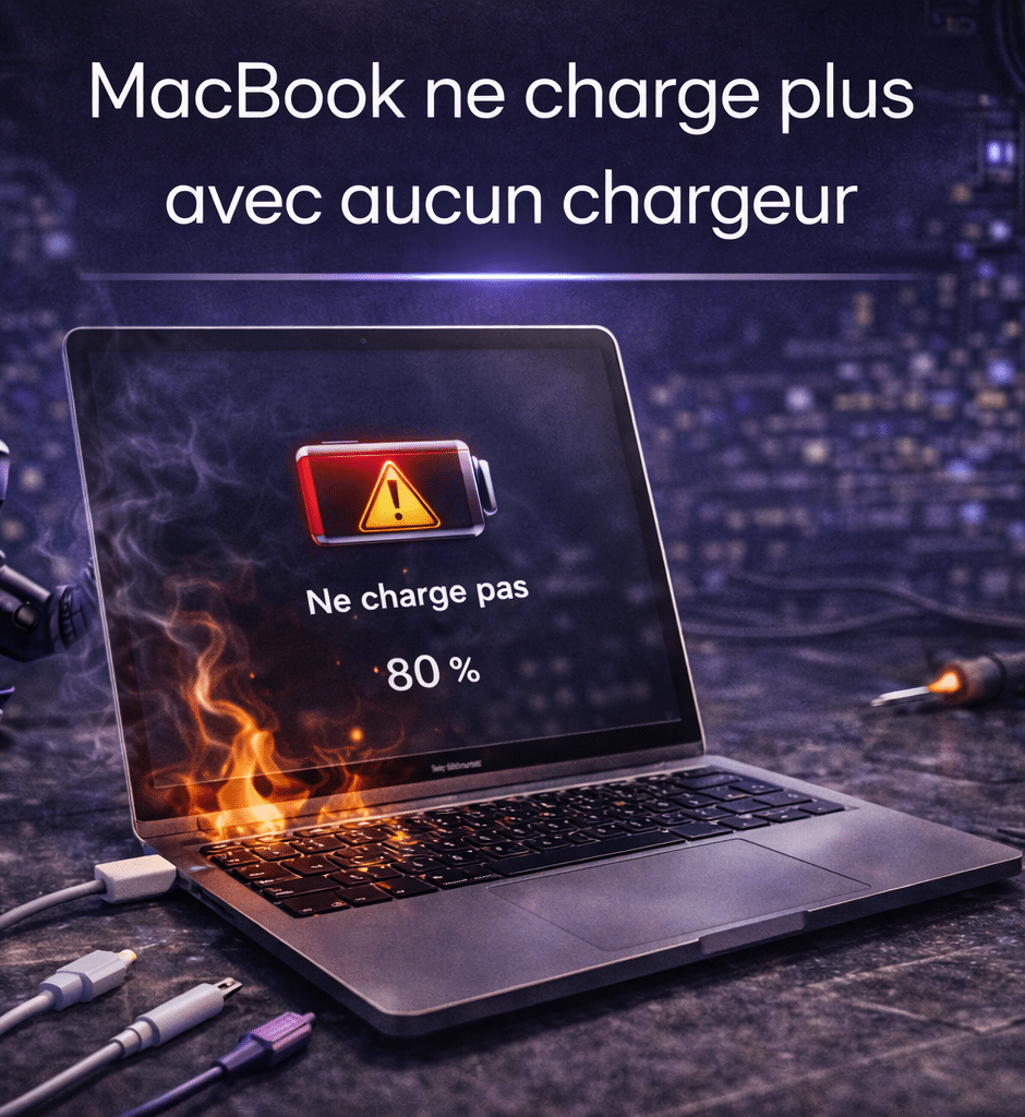 MacBook ne charge plus : panne grave ou simple réparation