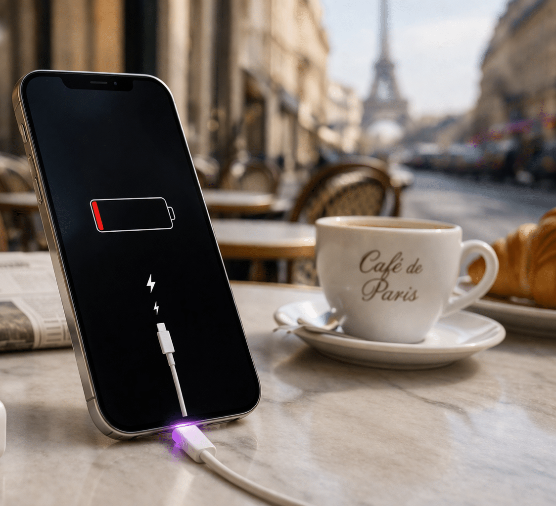 iPhone qui ne charge plus : causes et solutions | Cyber-Jay Paris